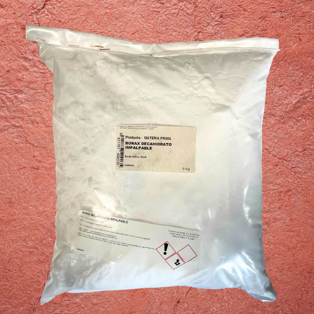 Bórax decahidratado impalpable 5kg - Kit de escultura en arcilla